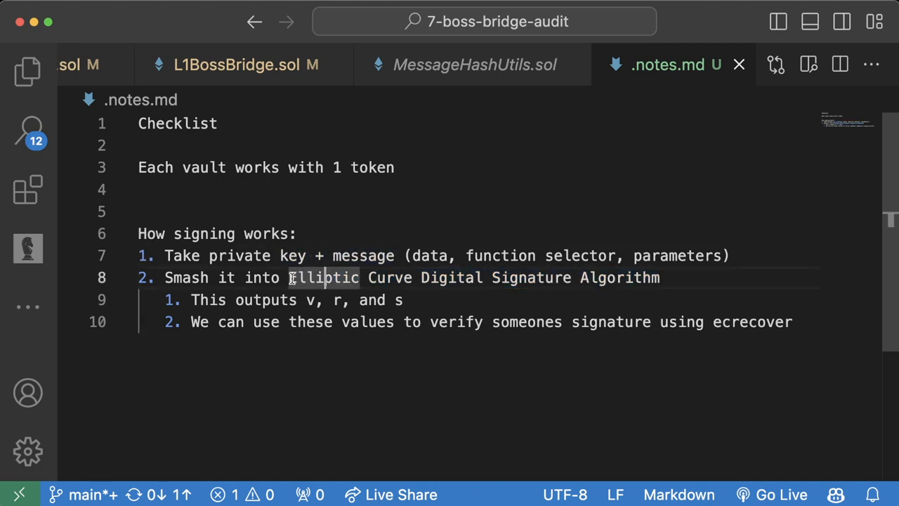 Signatures Summarized