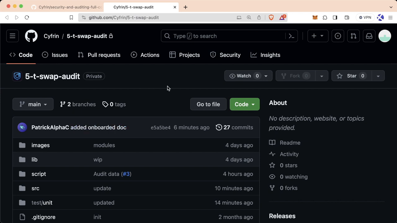 Security and Auditing
